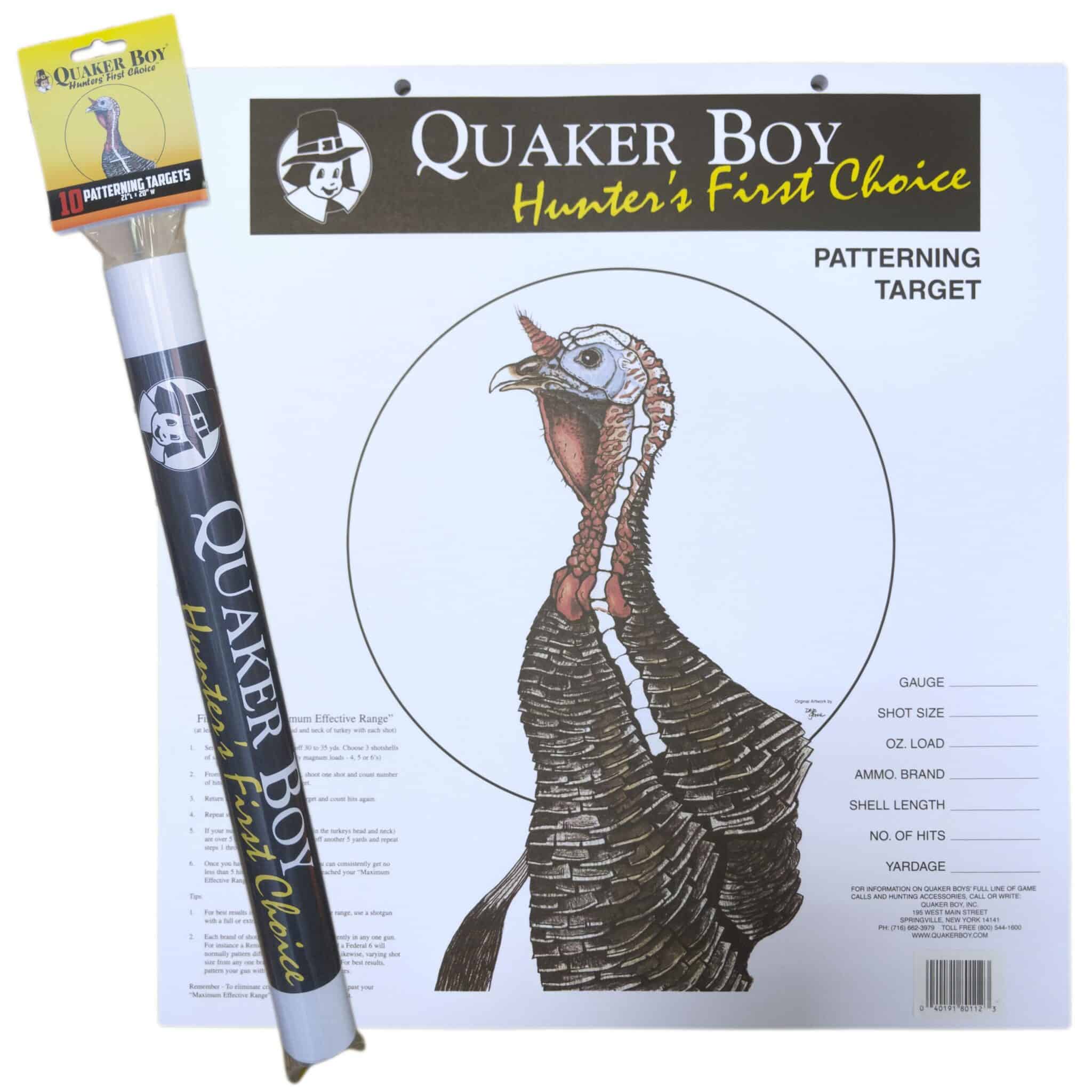 Turkey Target Rolled 10 Pack - QUAKER BOY